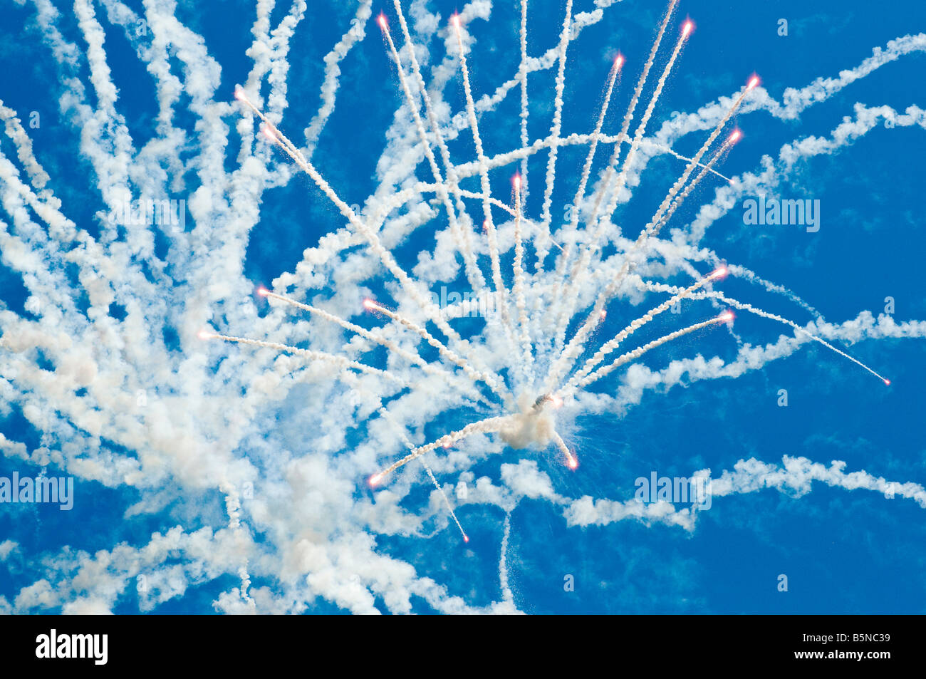 Daytime Bomb Explosions Stock Photo - Alamy