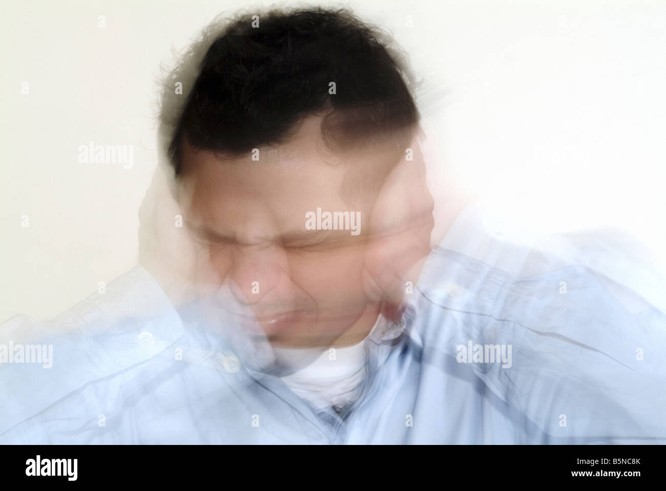 A man with a blurred face Stock Photo - Alamy