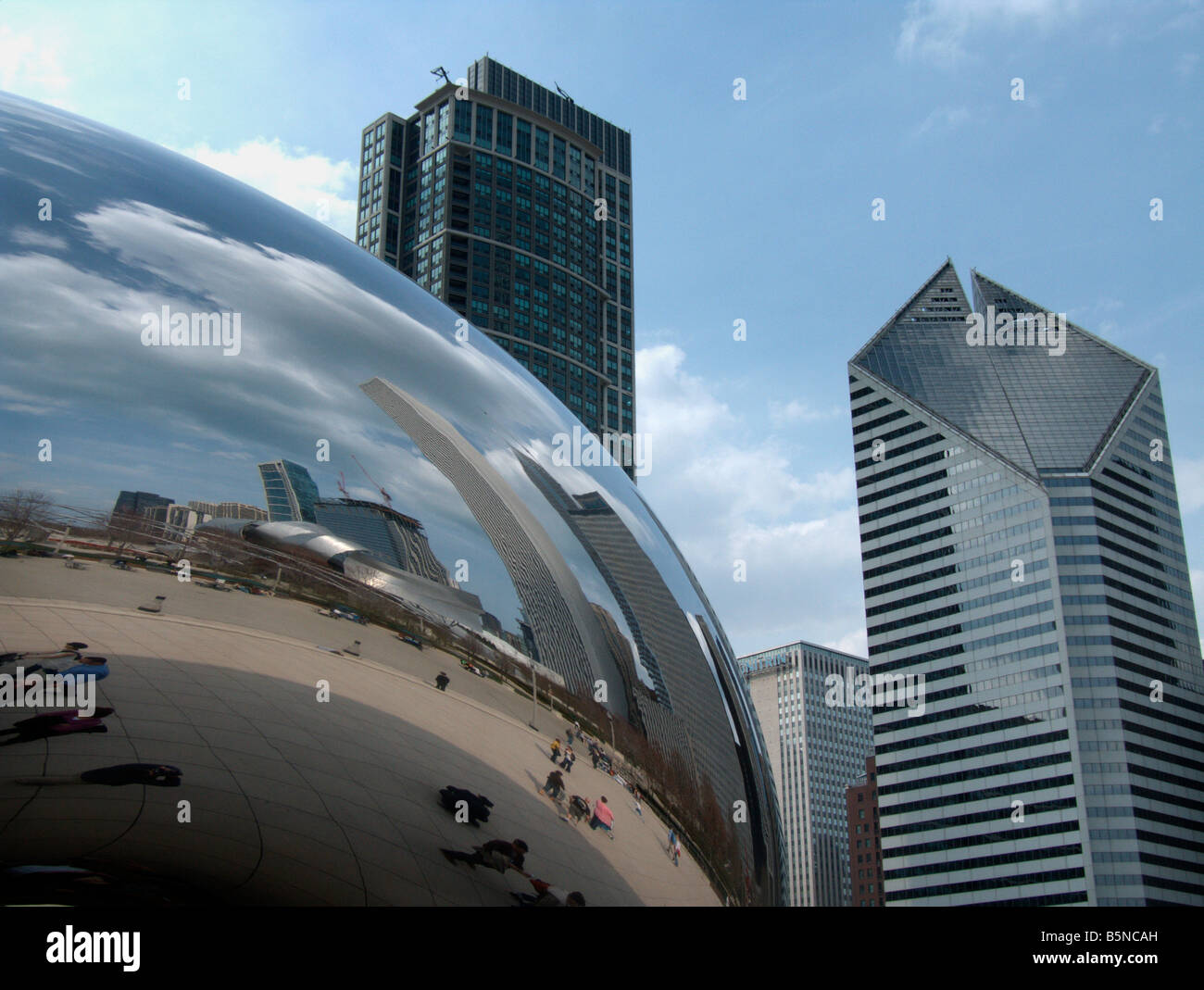 The Cloud Gate (aka "the Bean"), The Heritage Building and The Smurfit ...