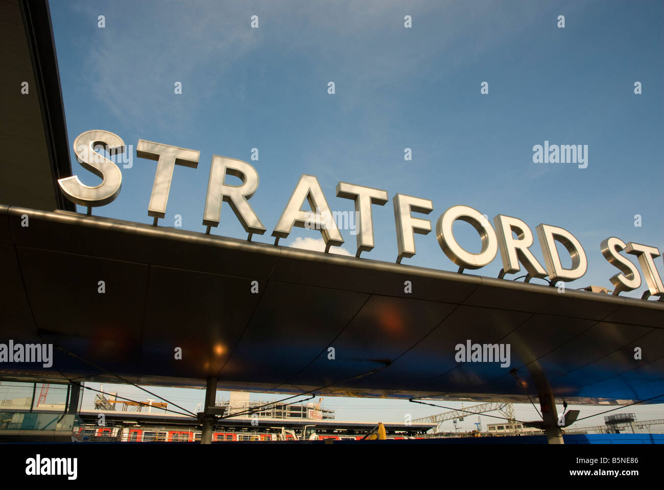 Stratford station sign hi-res stock photography and images - Alamy