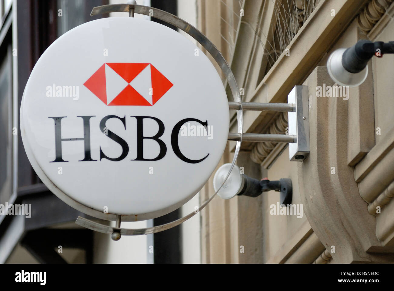 HSBC Bank sign Stock Photo - Alamy