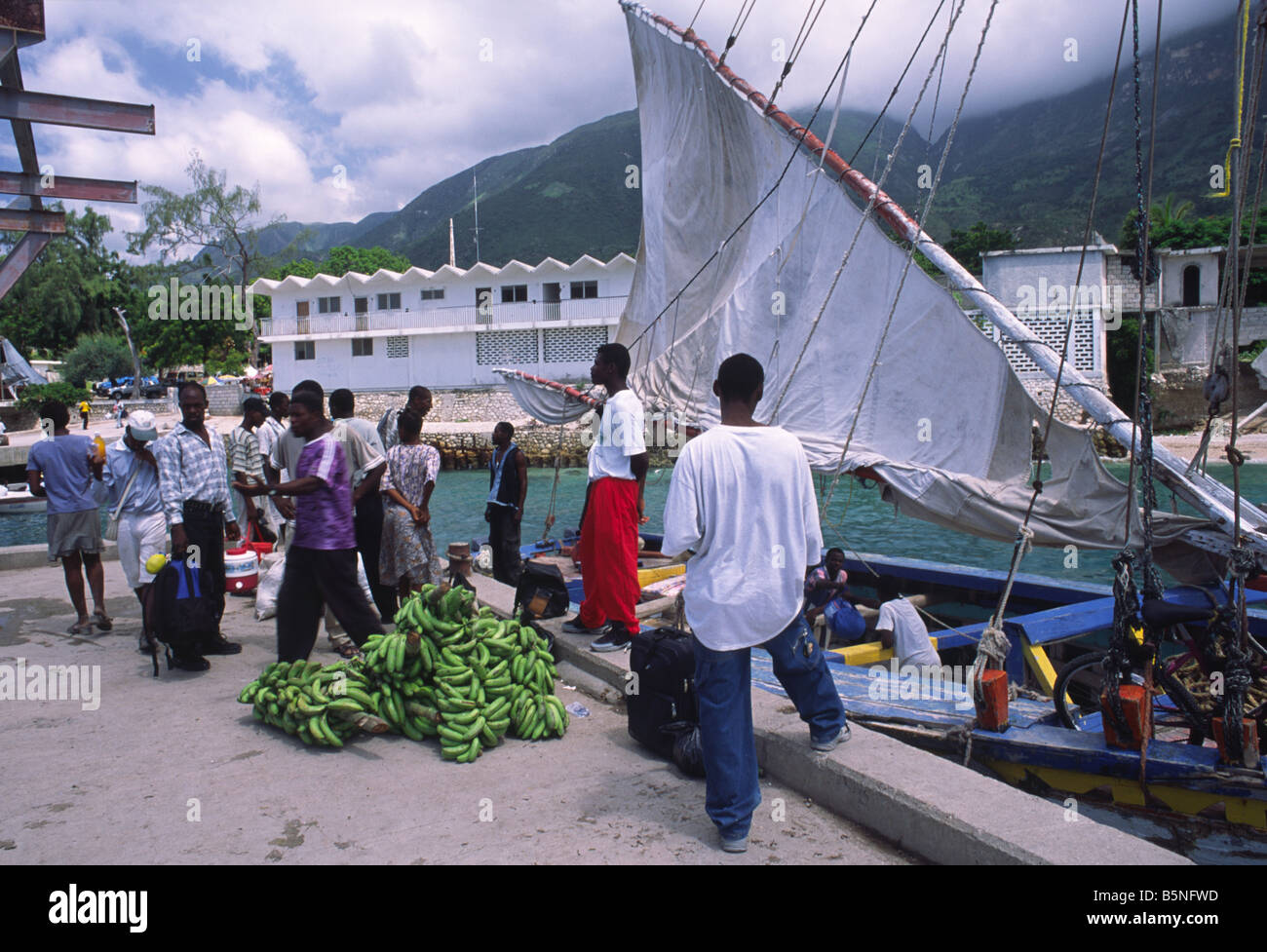 The small port of Carries off the coast of Haiti – for boats to La ...