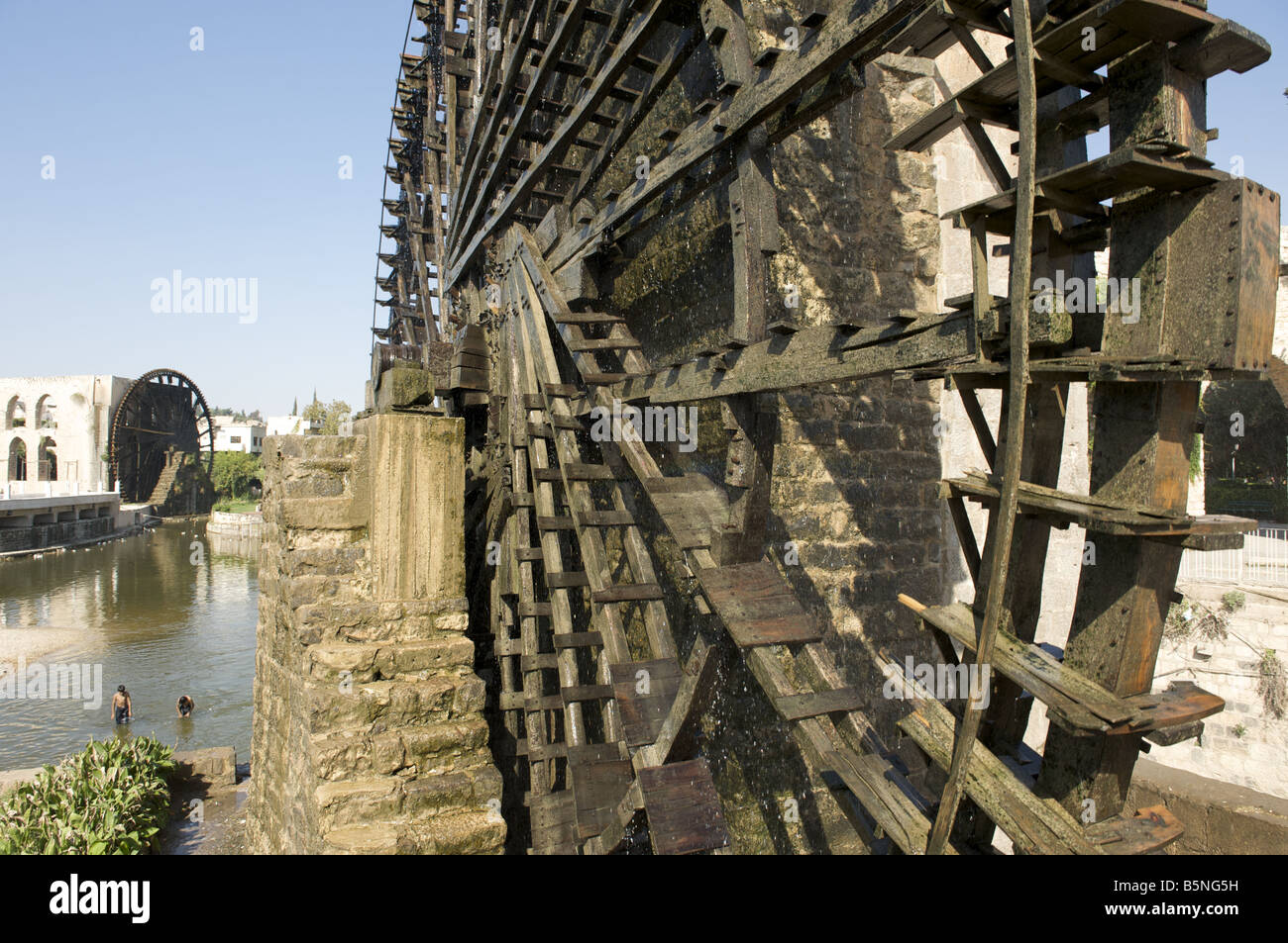 Norias, Hama, Syria Stock Photo - Alamy