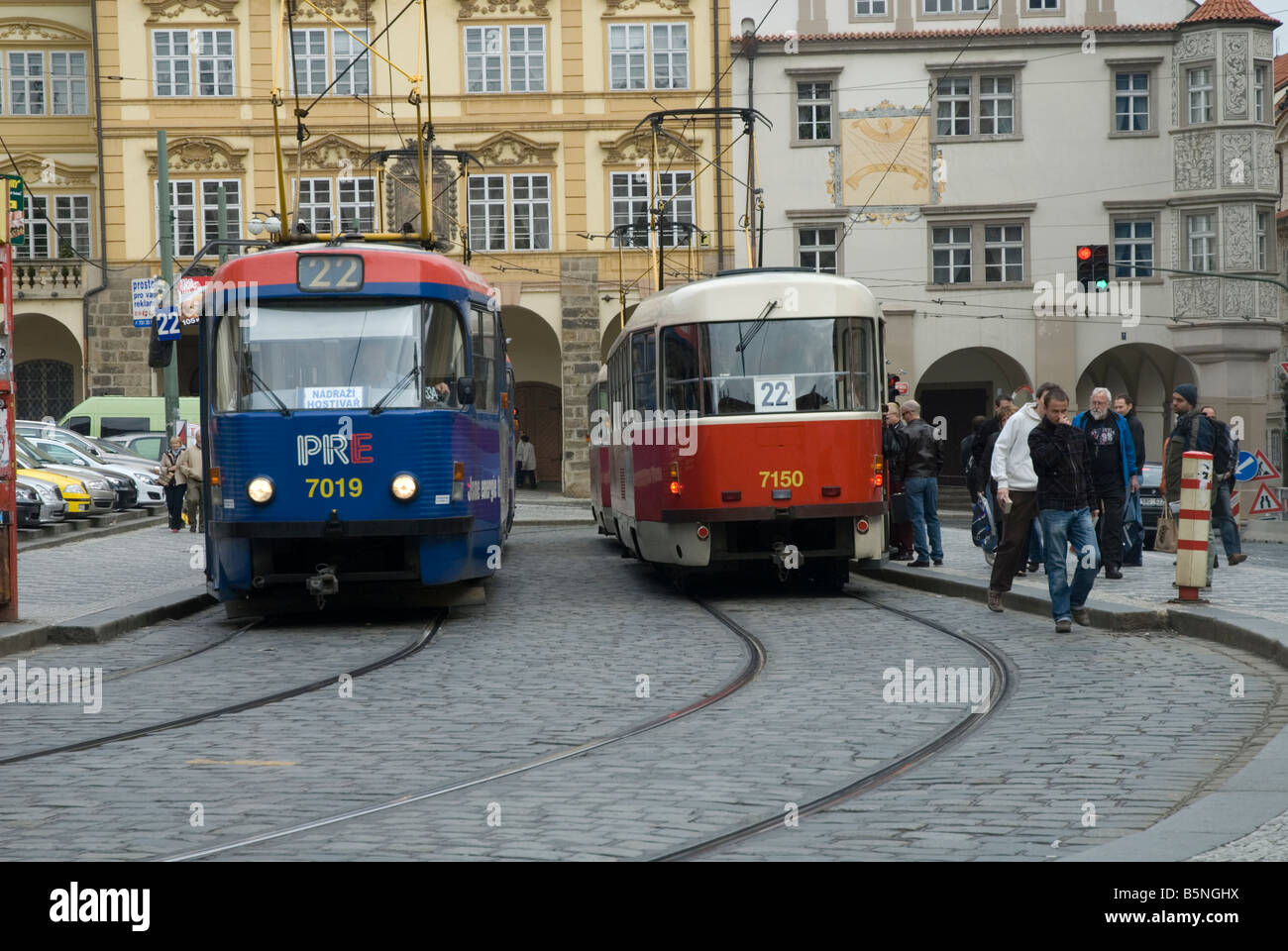 Prague Trams High Resolution Stock Photography and Images - Alamy