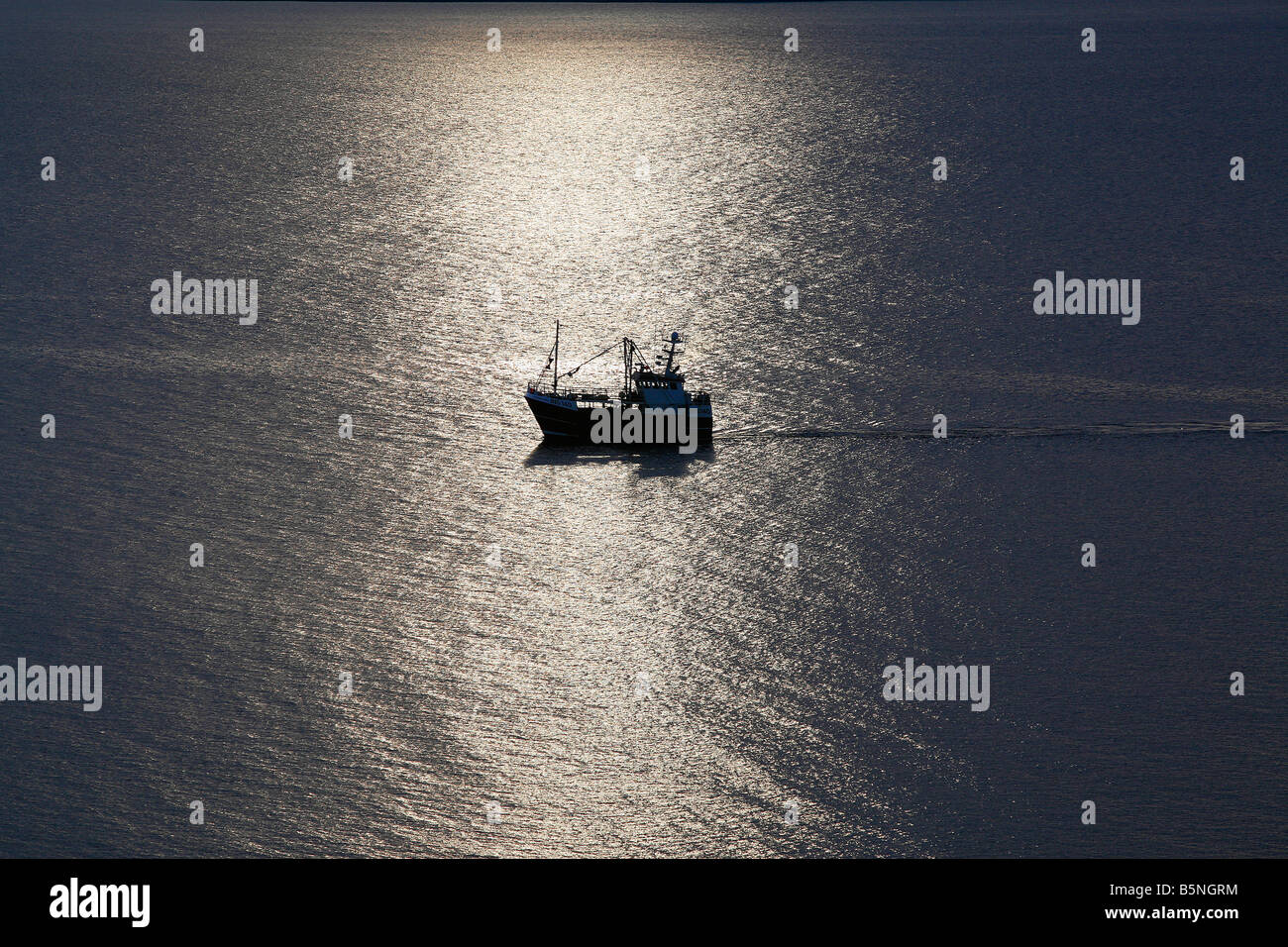 Fishing boat trawler scallop dredger hi-res stock photography and ...