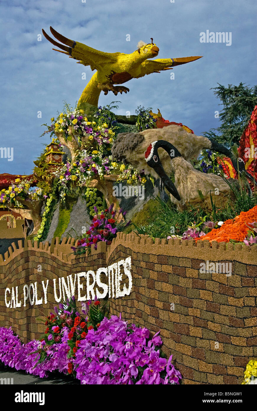 Pasadena CA, Los Angeles California, Tournament Cal Poly Parade Float ...