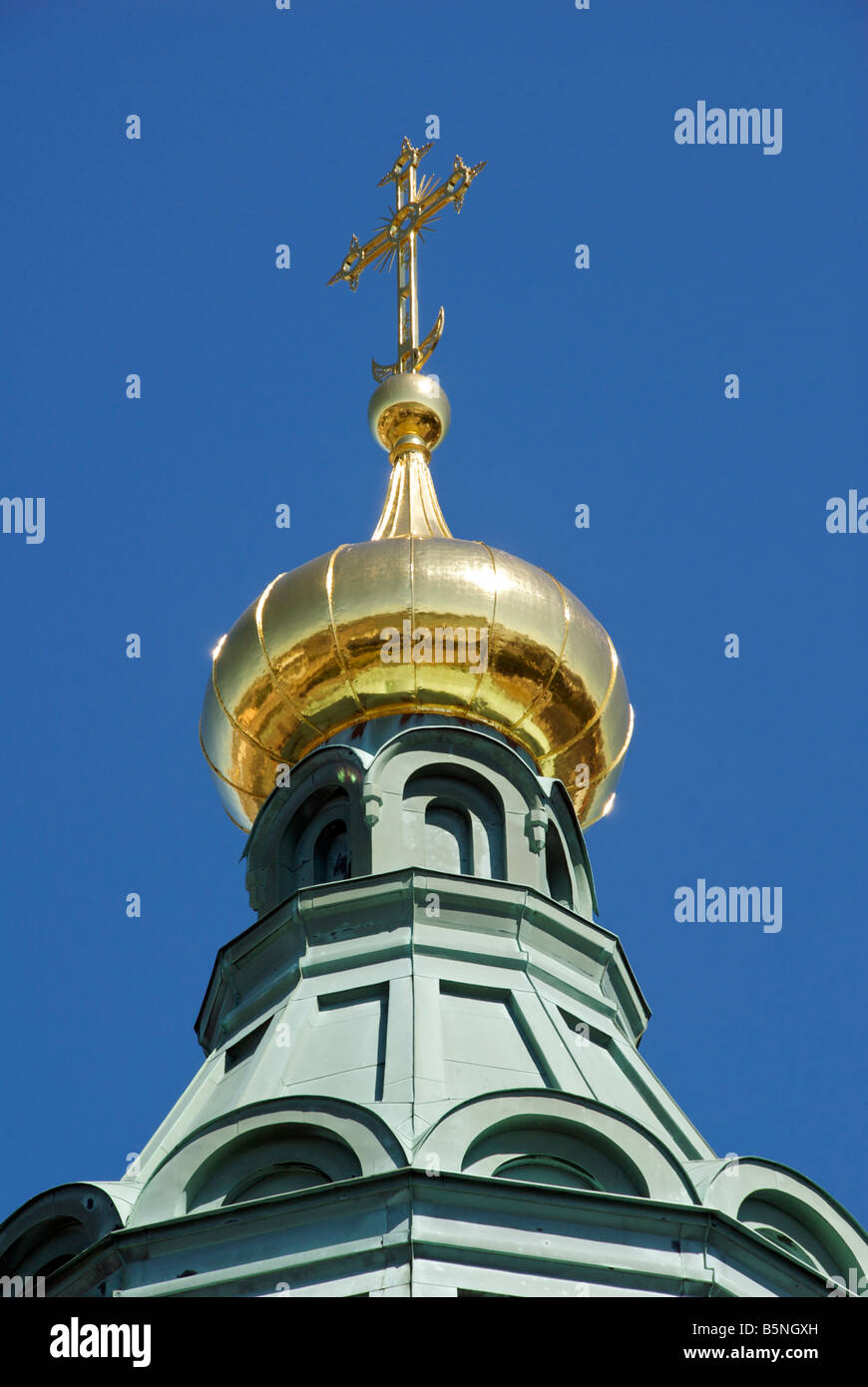 Dome Uspenski Orthodox Cathedral Helsinki Finland Stock Photo - Alamy
