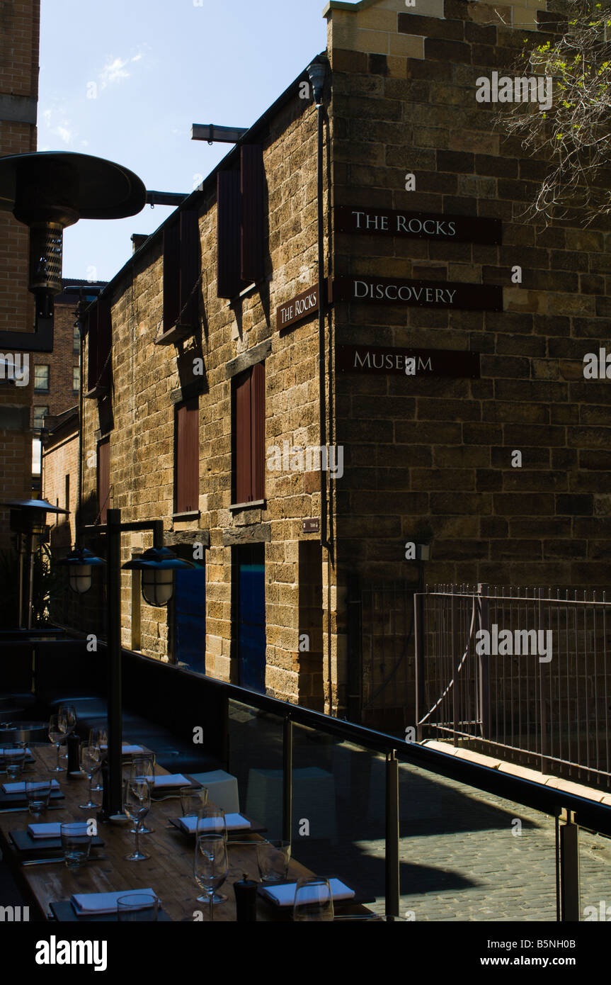 Cafe in The Rocks area of Sydney Stock Photo - Alamy