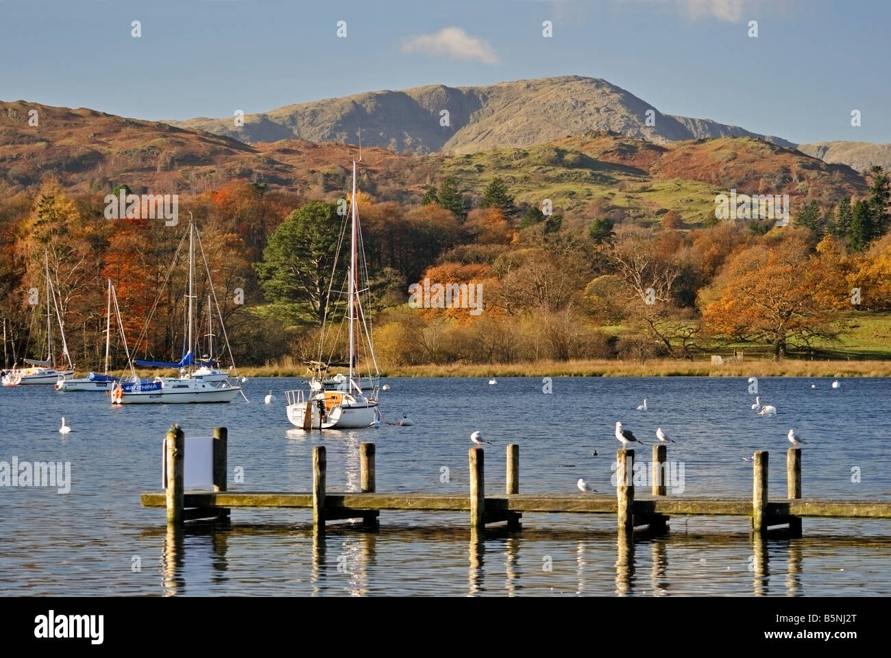 Ambleside Waterhead Lake Windermere High Resolution Stock Photography ...