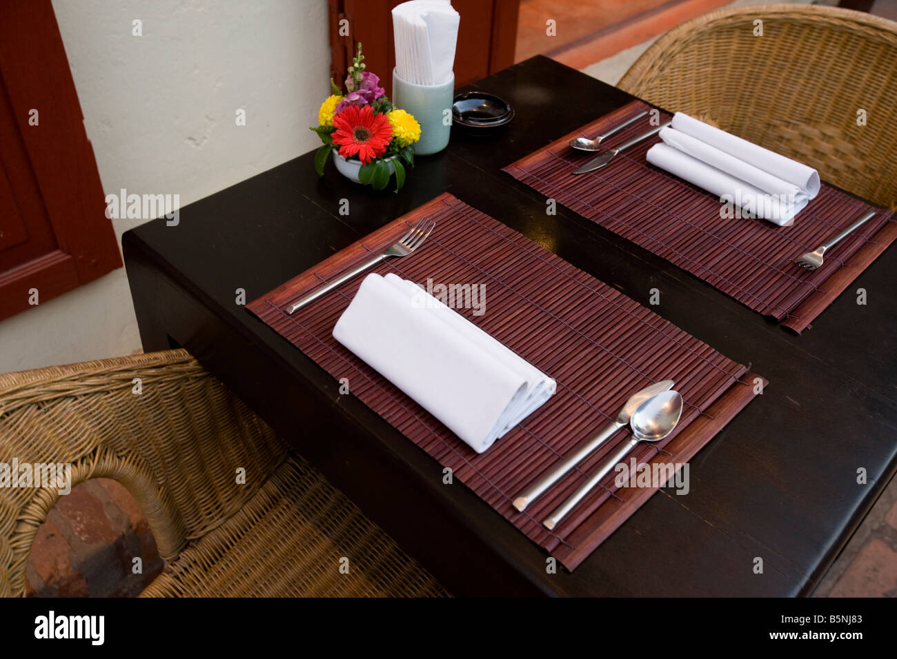 Restaurants in Luang Prabang Laos Stock Photo - Alamy