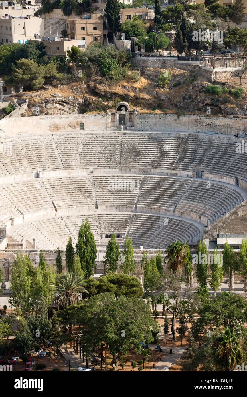 ROMAN AMPHITHEATER DOWNTOWN AMMAN JORDAN Stock Photo - Alamy