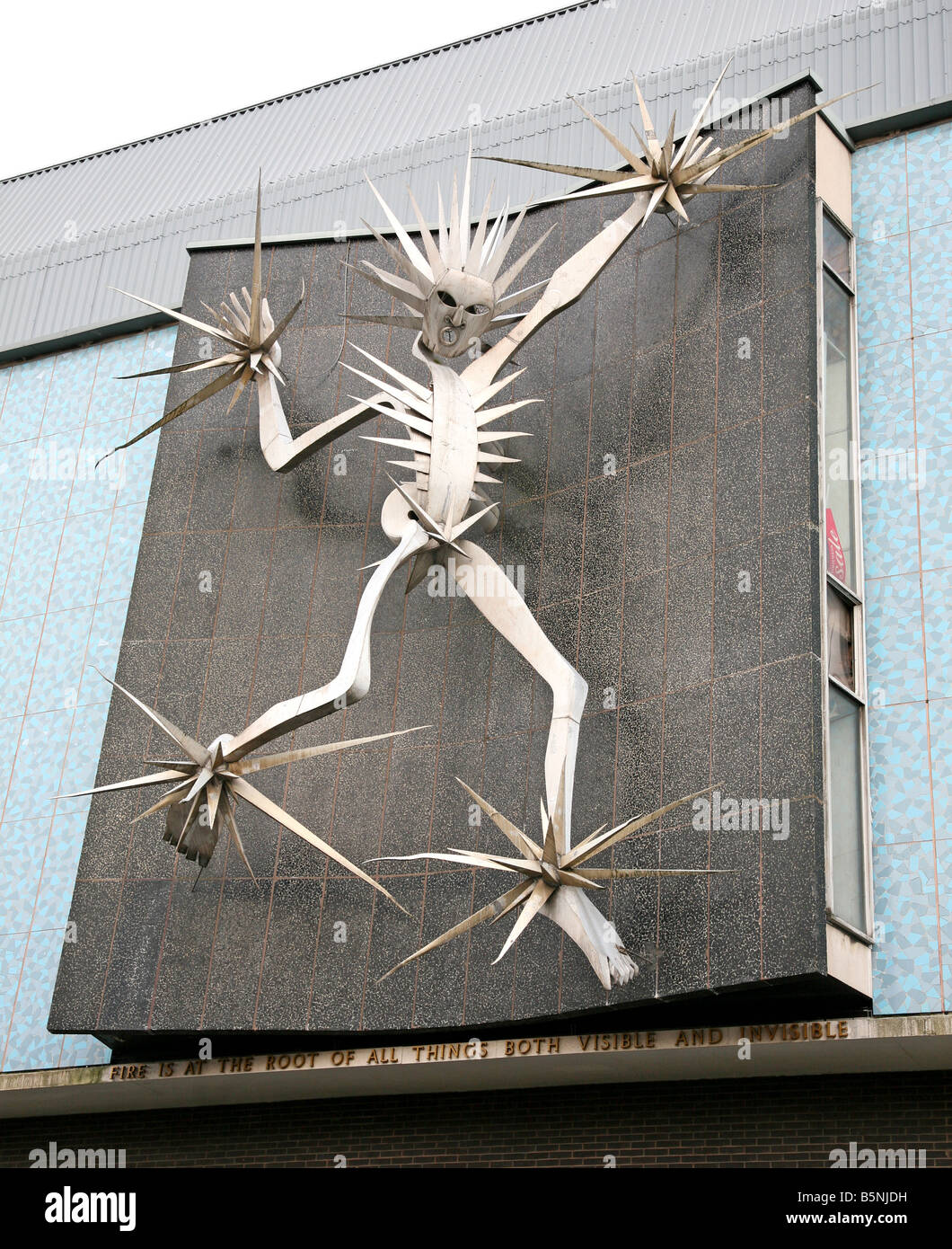 The Man of Fire sculpture at the Potteries Shopping Centre, Hanley ...