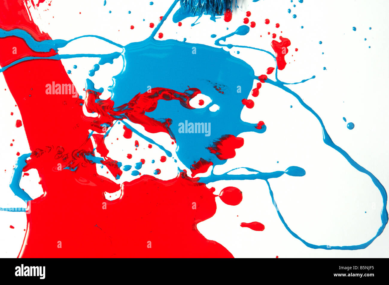 The abstract image from three colors on a white background Stock Photo ...