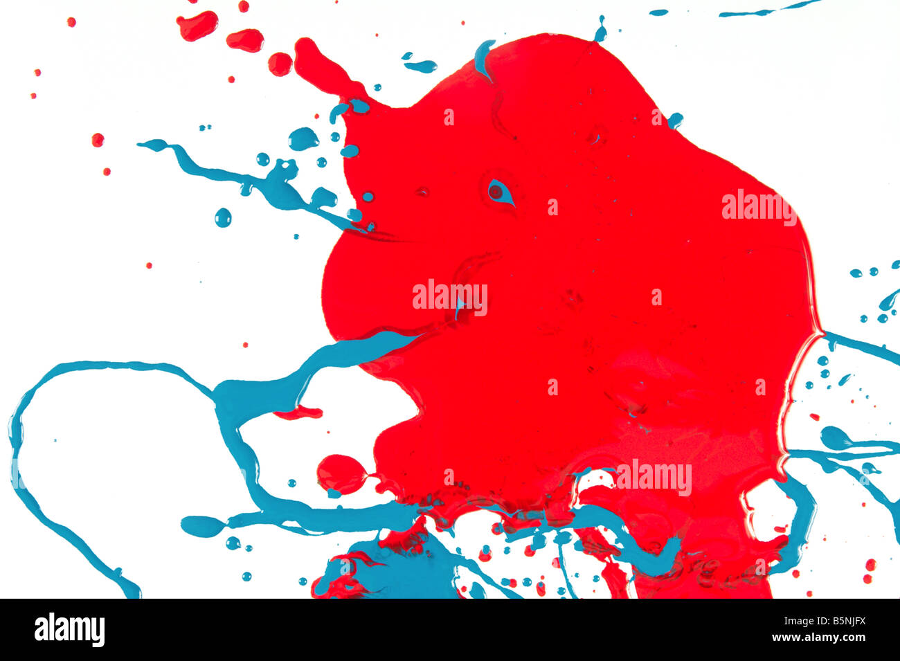 The abstract image from three colors on a white background Stock Photo ...