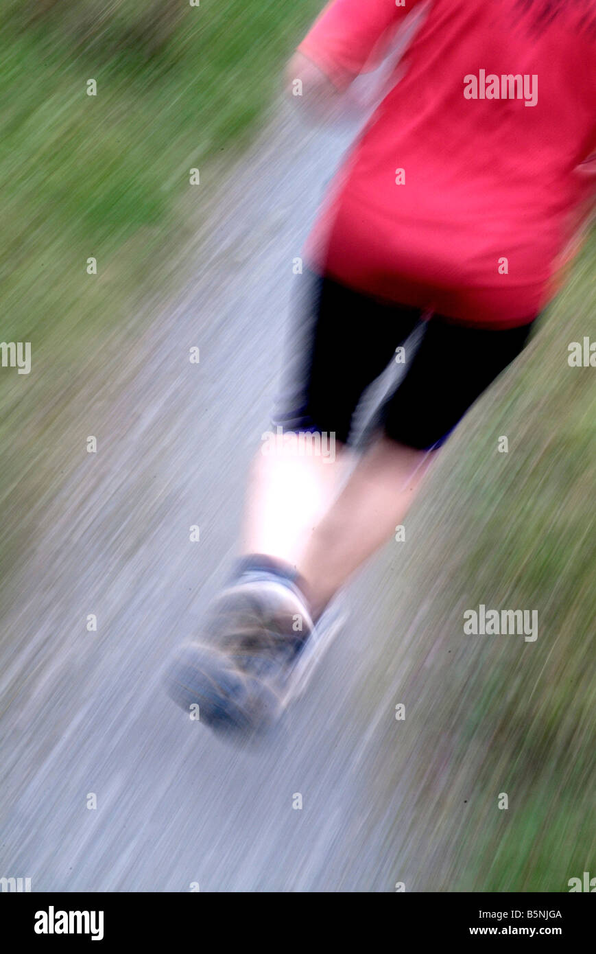 woman running with motion blur Stock Photo - Alamy