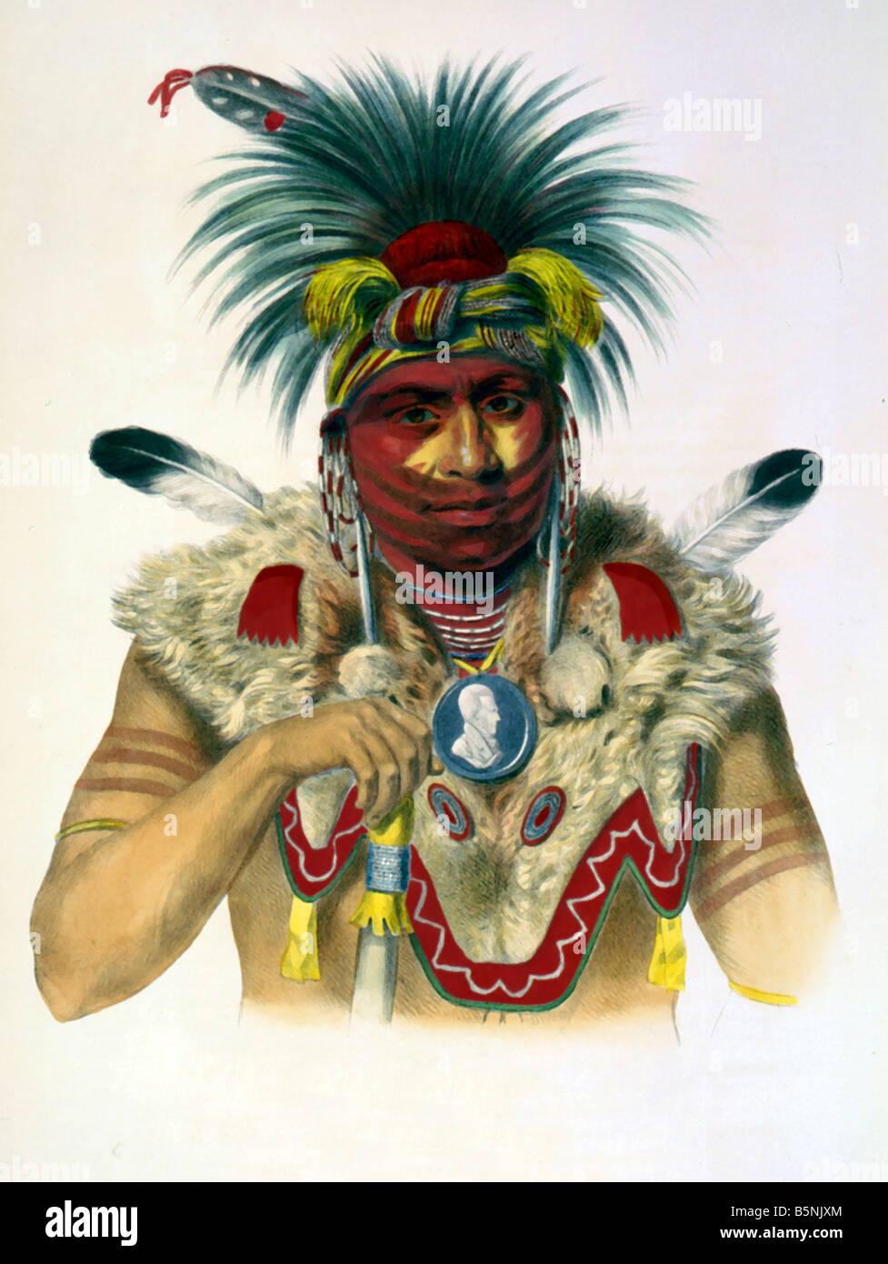 Indian Chief, native american, portrait Stock Photo - Alamy