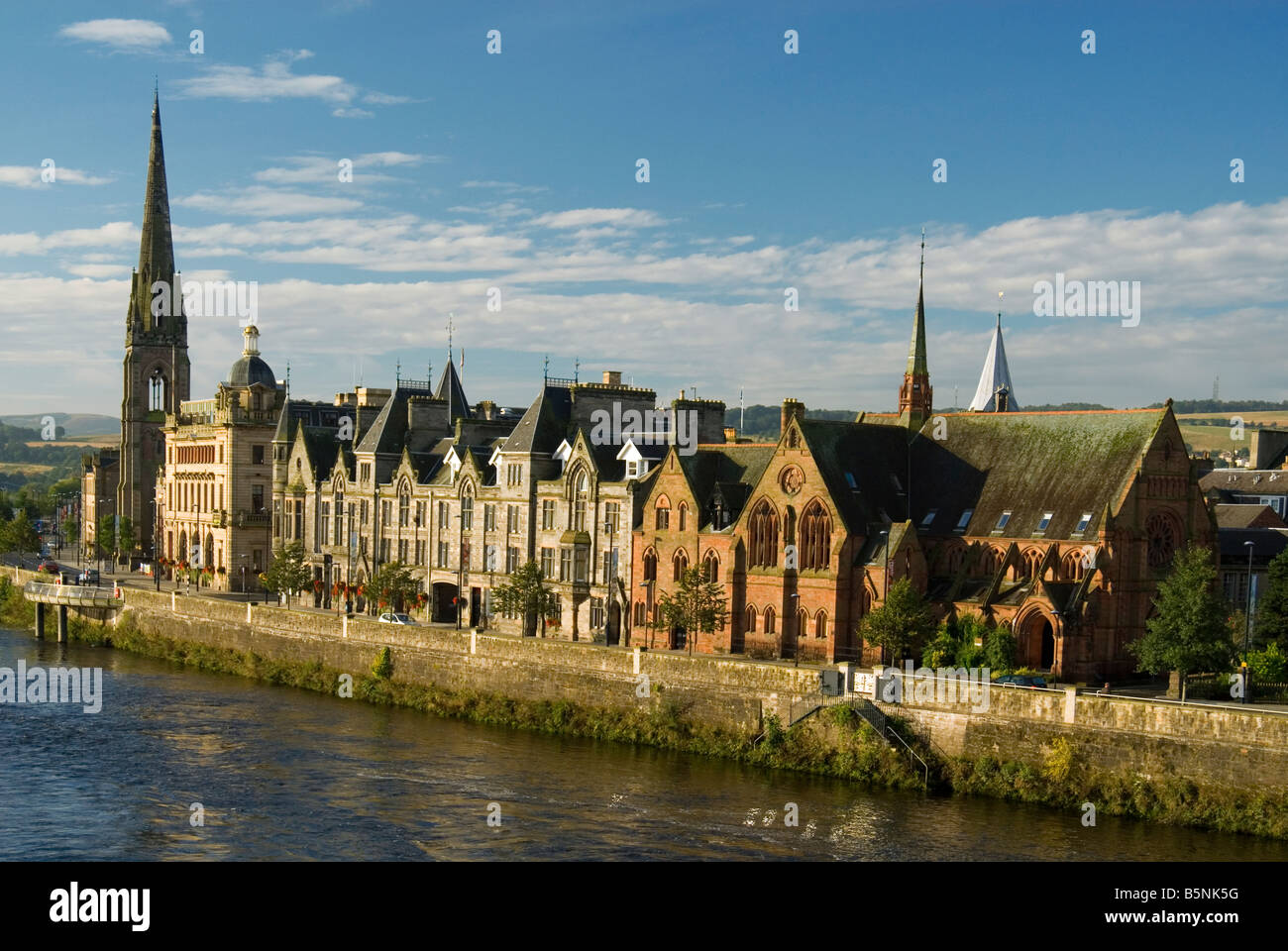 Perth stands beside the River Tay, Scotland Stock Photo - Alamy