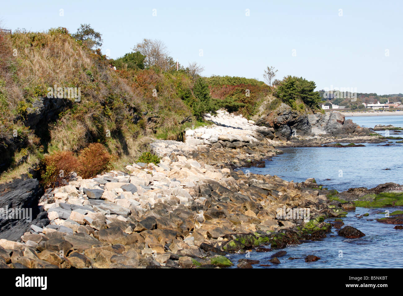 Cliff Walk in Newport, Rhode Island Stock Photo - Alamy