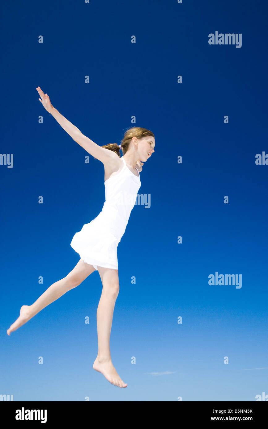 Baby Girl Jumping High Resolution Stock Photography and Images - Alamy