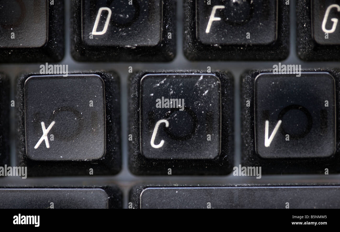 A germ ridden computer keyboard Stock Photo - Alamy