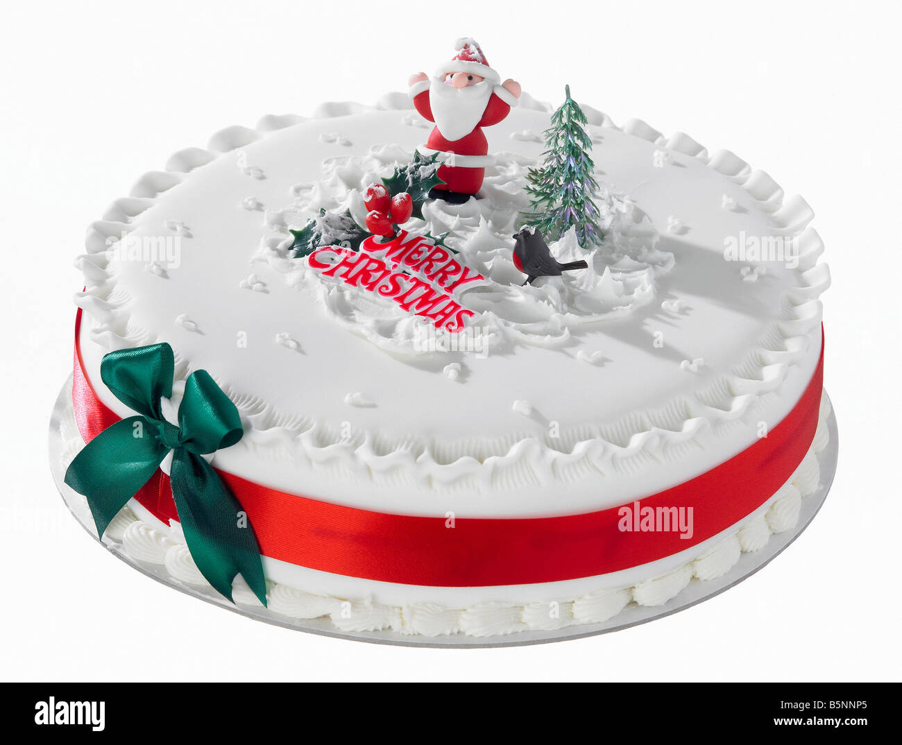 traditional Christmas cake Stock Photo - Alamy