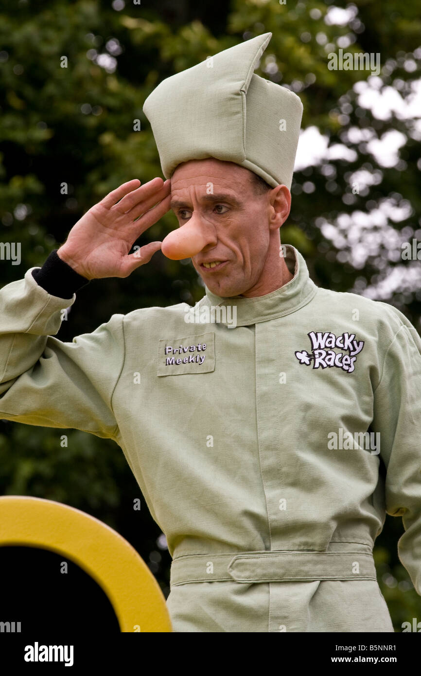 Private Meekly of Wacky Racers salutes from with the Army Surplus ...