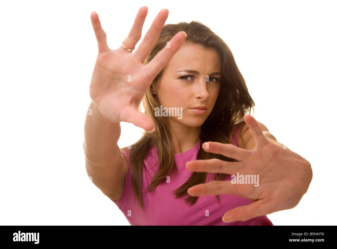 Hand Pushing Someone Away