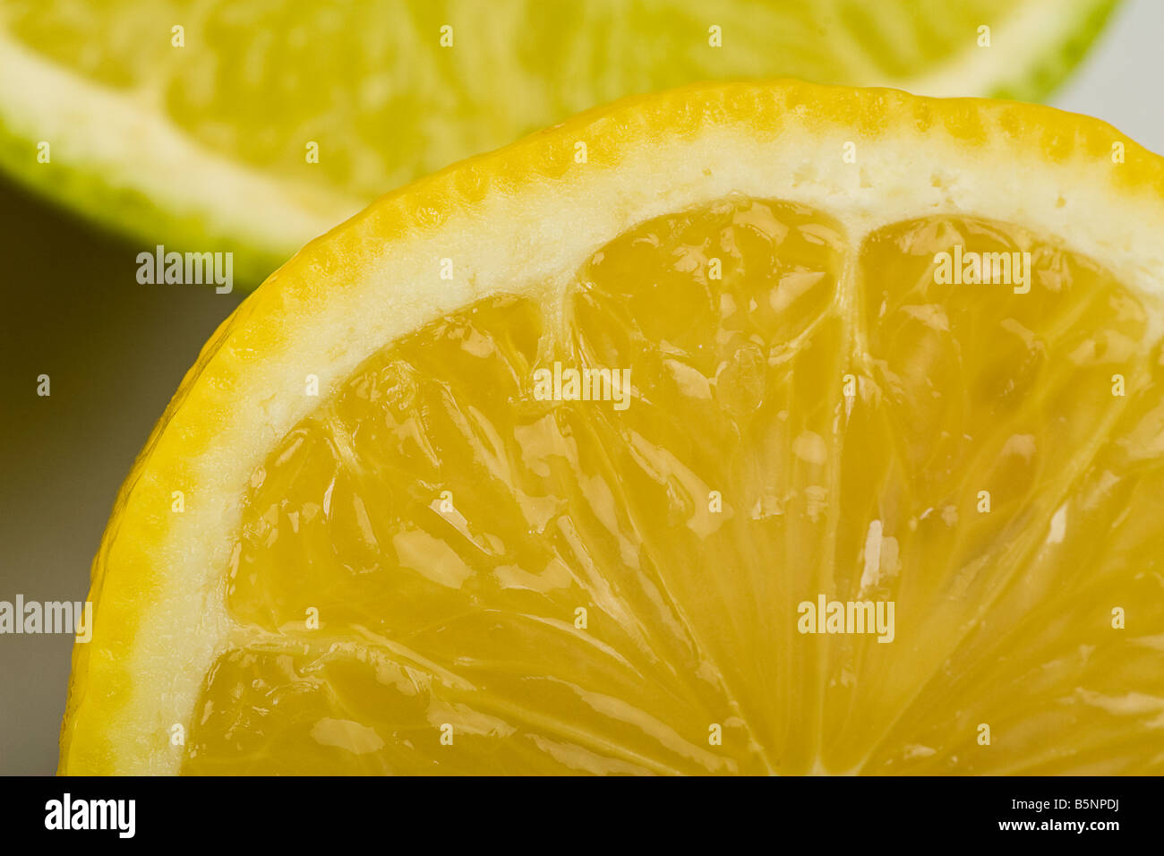 Lemon & Lime close up Stock Photo - Alamy