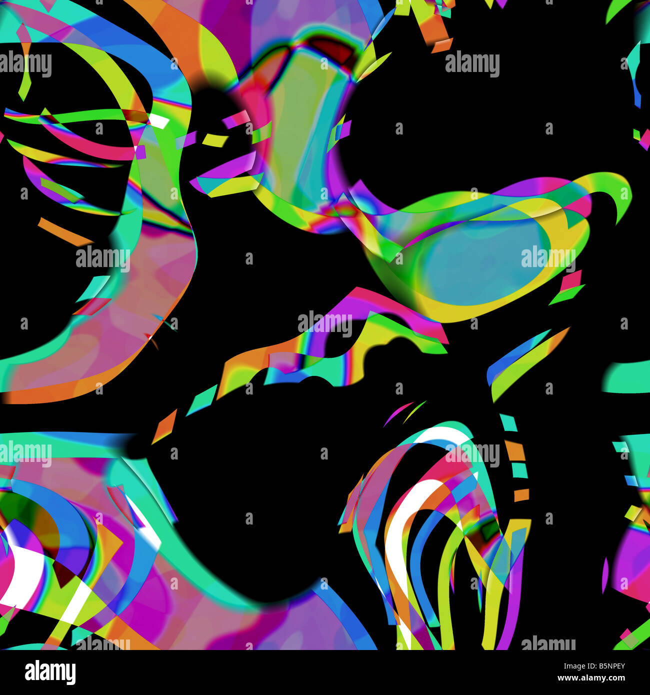 An abstract rainbow texture that tiles seamlessly as a pattern in any ...