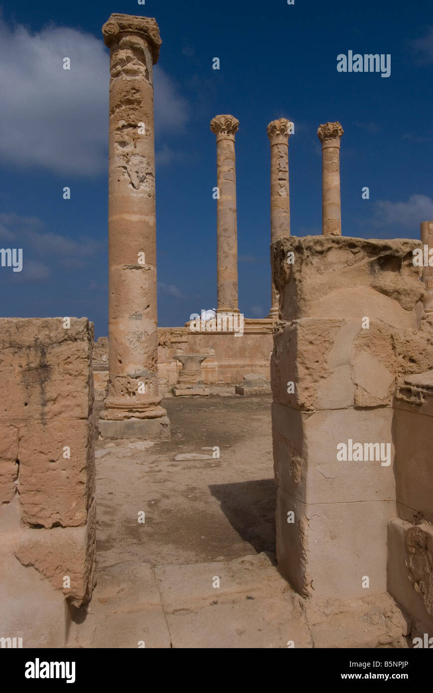 Roman site of Sabratha, Libya Stock Photo - Alamy