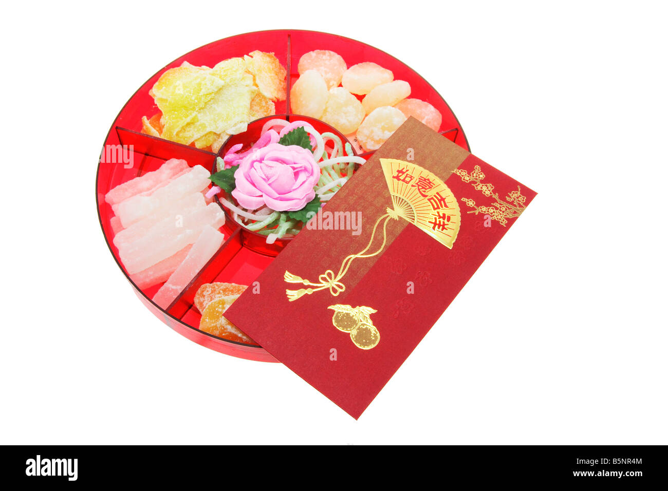 New year background tray Cut Out Stock Images & Pictures - Alamy