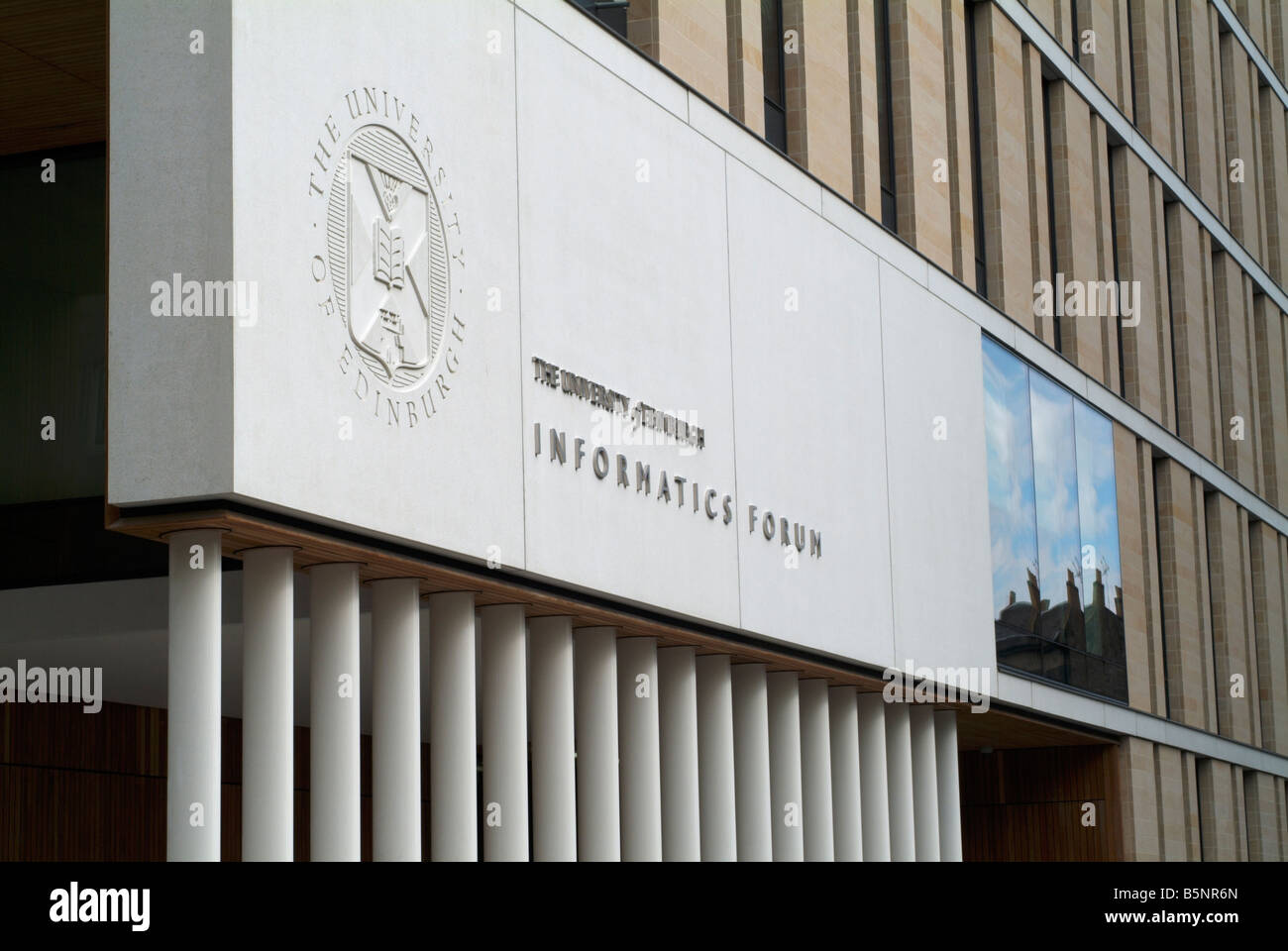 The new Informatics Forum building at the University of Edinburgh Stock ...