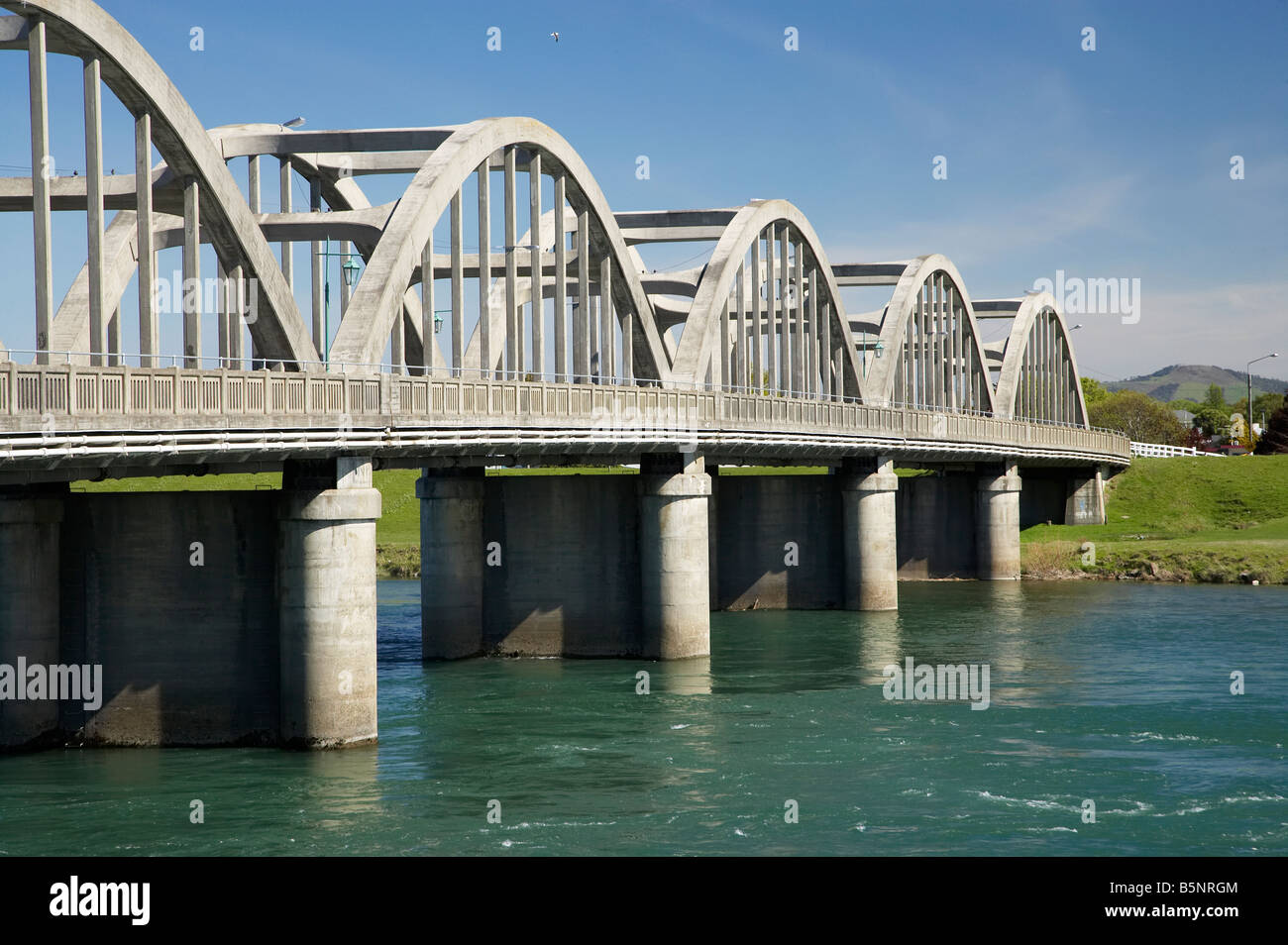 Balclutha Bridge over Clutha River Balclutha South Otago South Island ...
