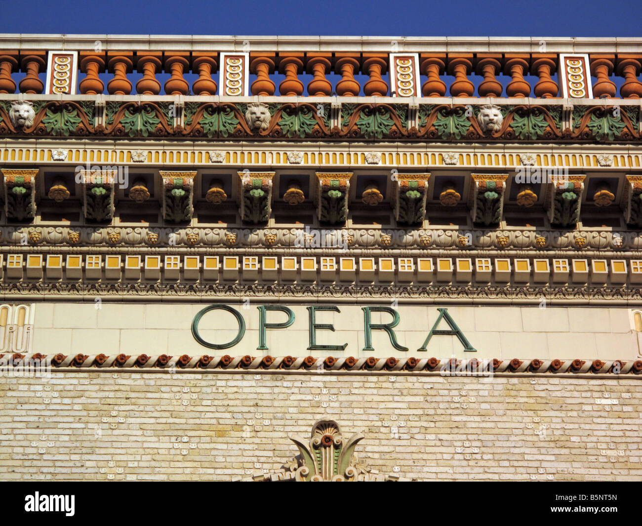 opera architectural details ornate Stock Photo - Alamy