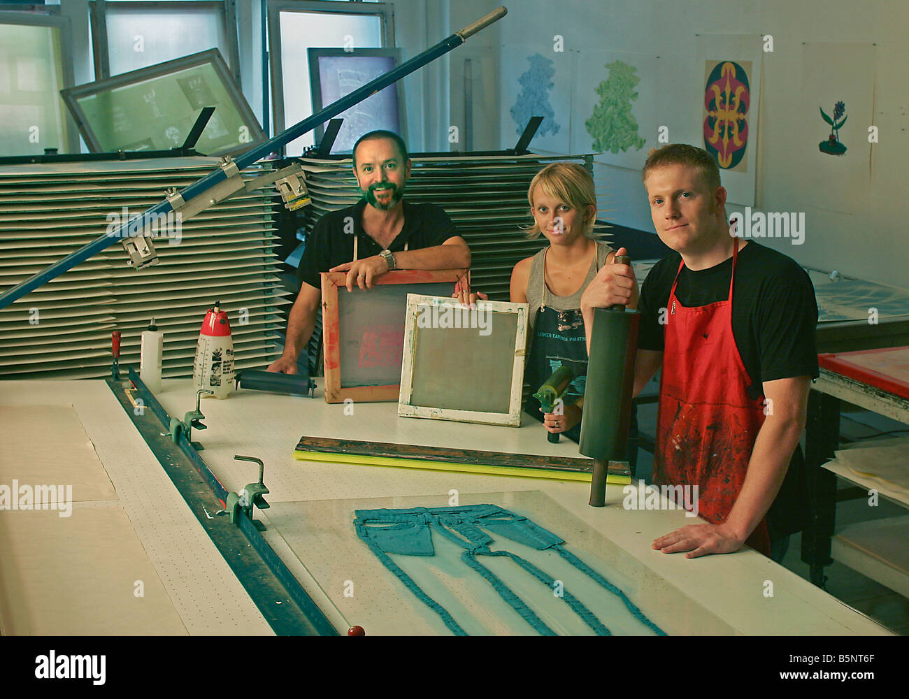 print shop students Stock Photo - Alamy