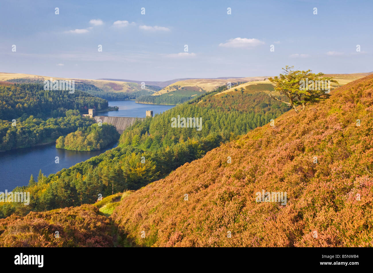Howden reservoir Dam Derbyshire Peak district national park Derbyshire ...