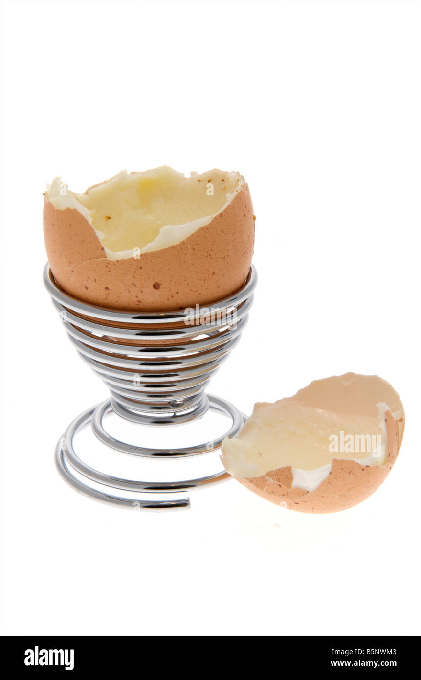 Boiled egg cracked hi-res stock photography and images - Alamy