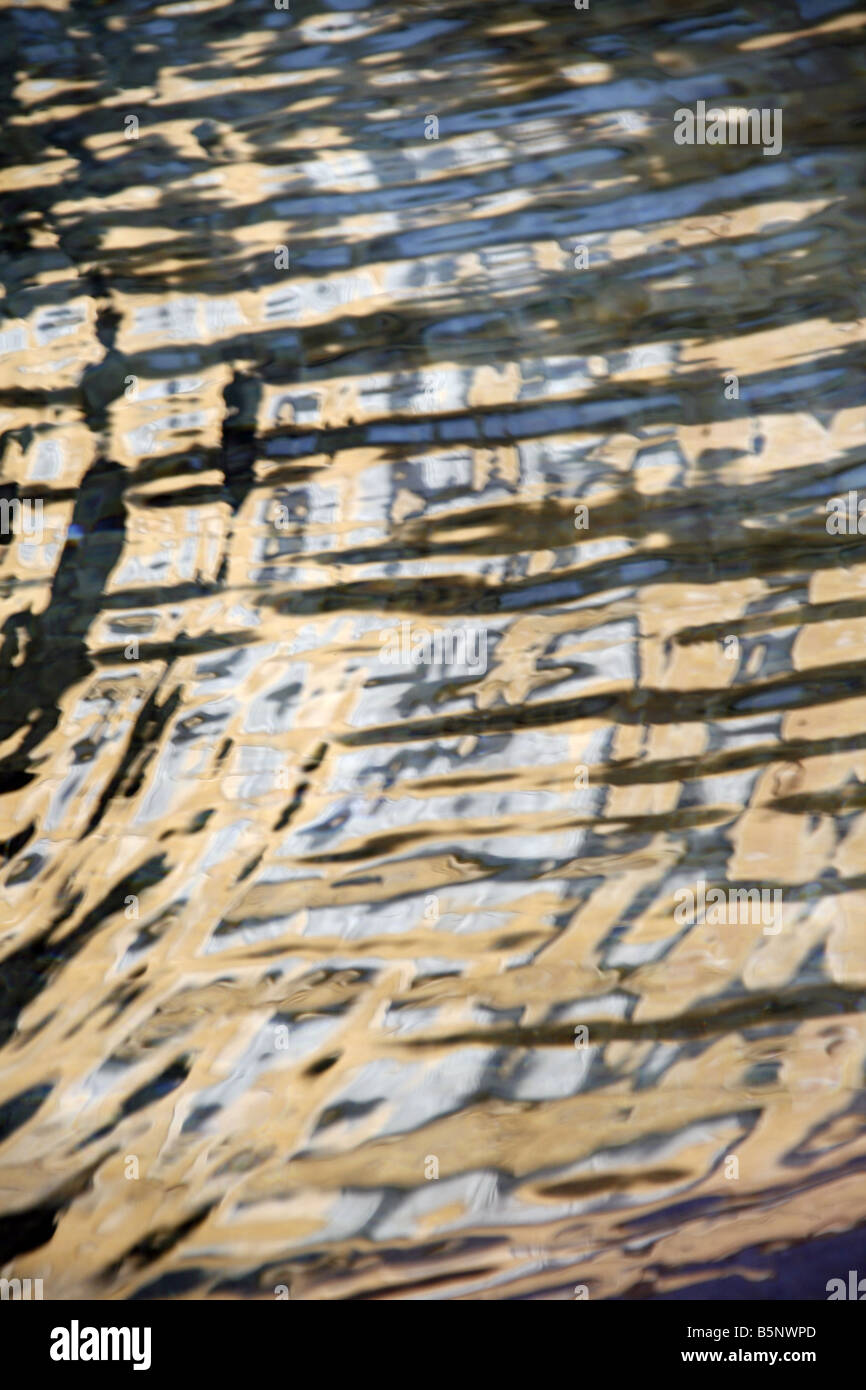 sun light reflection waves on lake water surface Stock Photo - Alamy