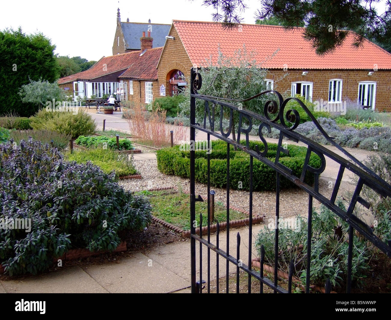 Norfolk Lavender building Heacham North Norfolk England Stock Photo - Alamy