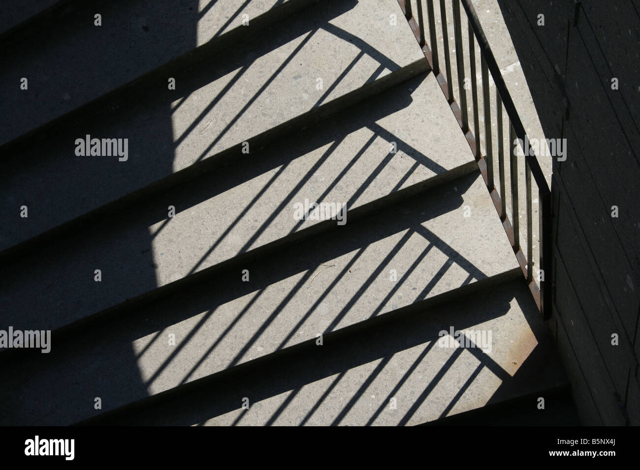 shadow detail on modern stairs design architecture Stock Photo - Alamy