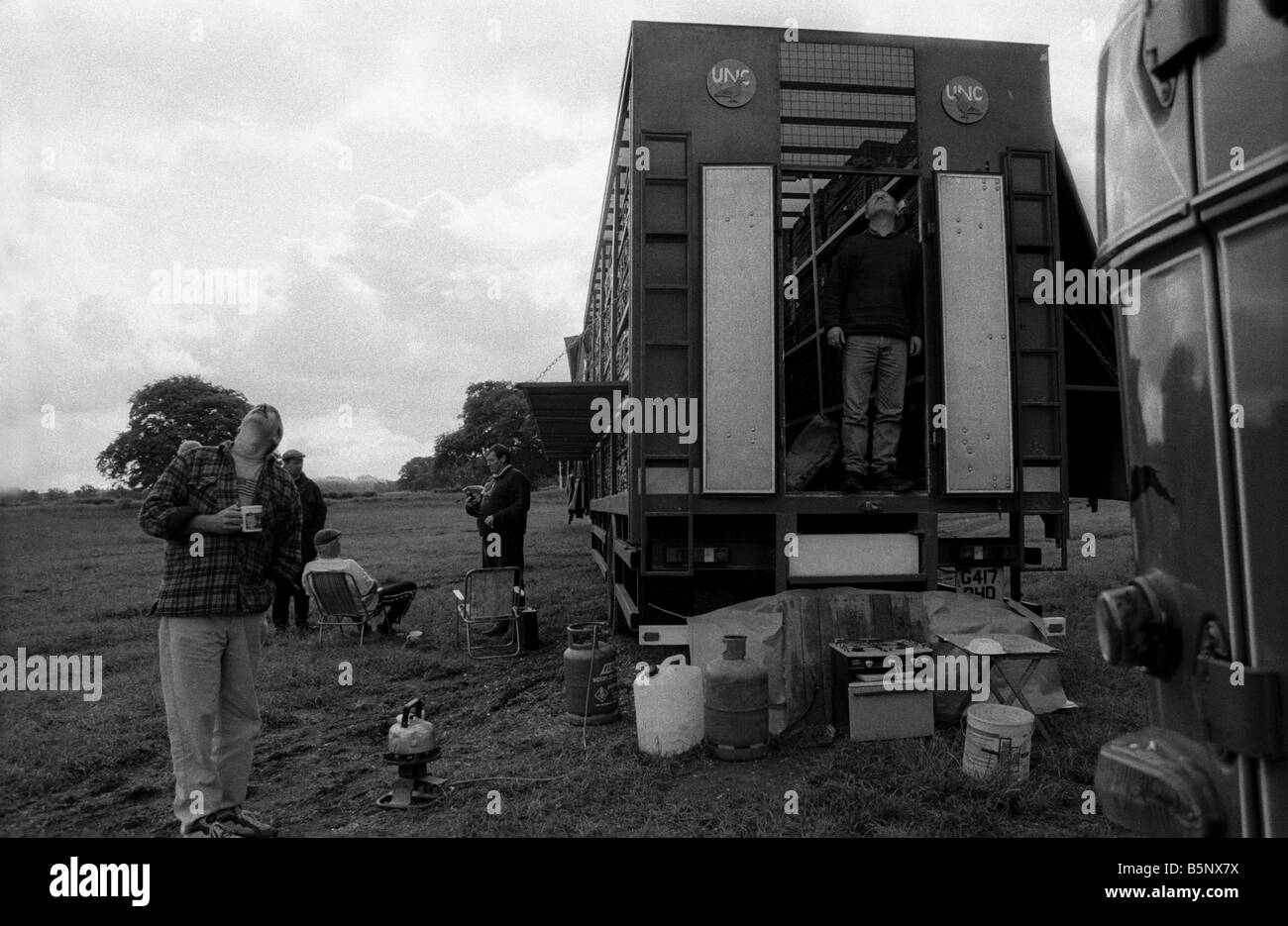 Pigeon racing in the UK. Working class sport Stock Photo - Alamy