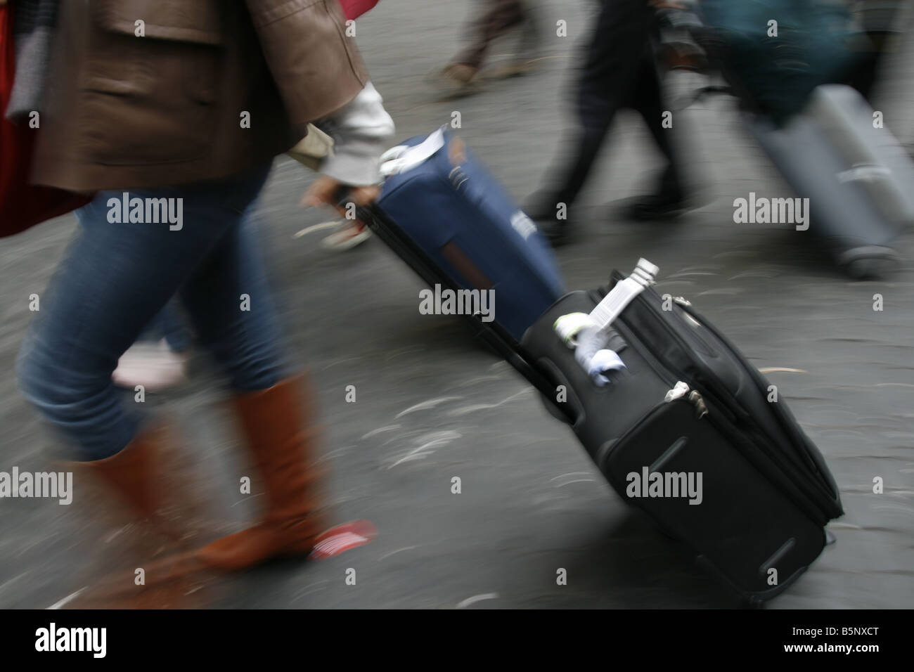 Lots of luggage tags hi-res stock photography and images - Alamy
