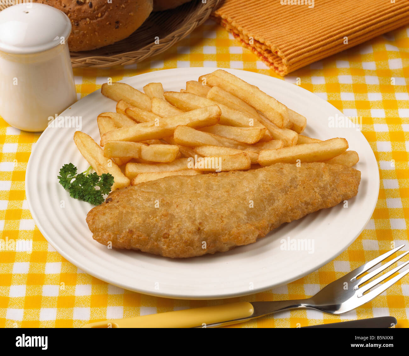 Fish & Chips Stock Photo - Alamy