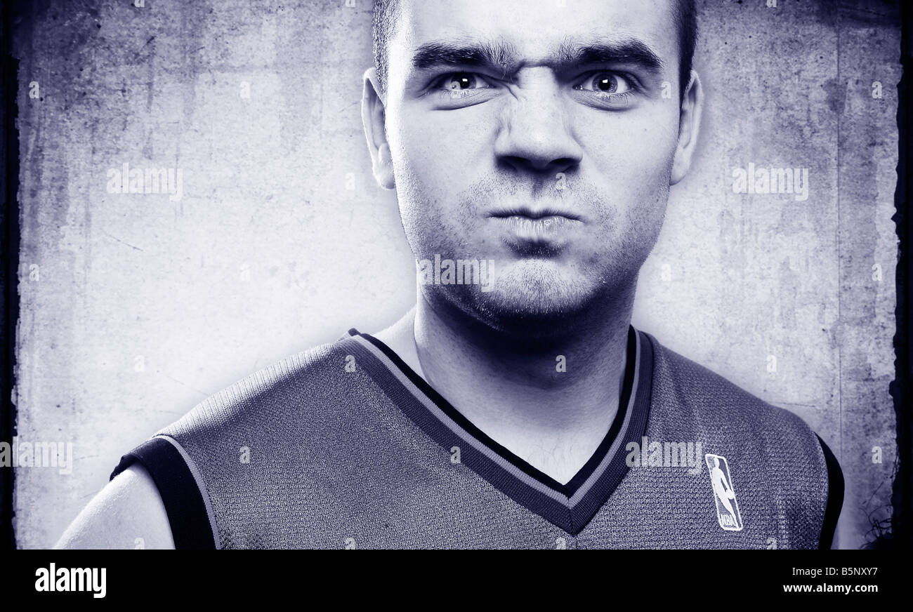 angry grumpy face head portrait teenage male new york 50 vest man boy ...