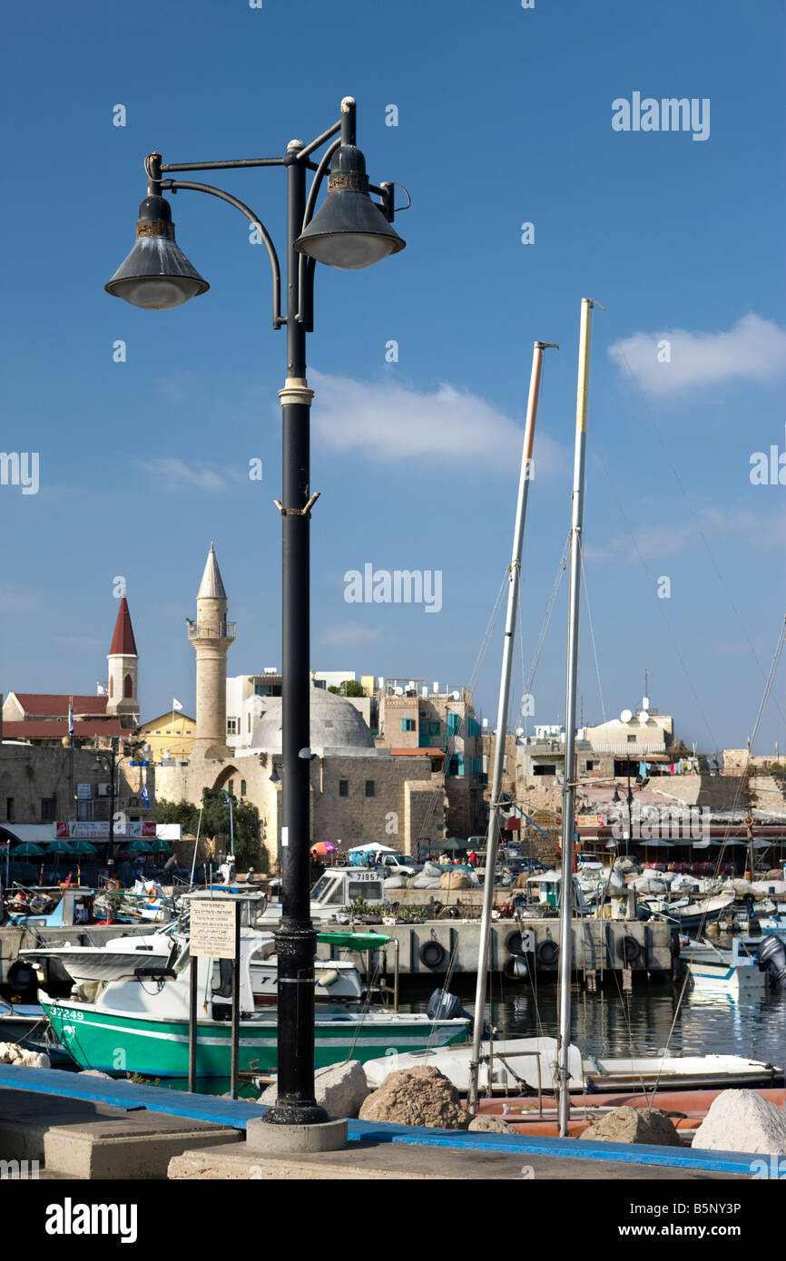 PORT OLD CITY ACCO ISRAEL Stock Photo - Alamy