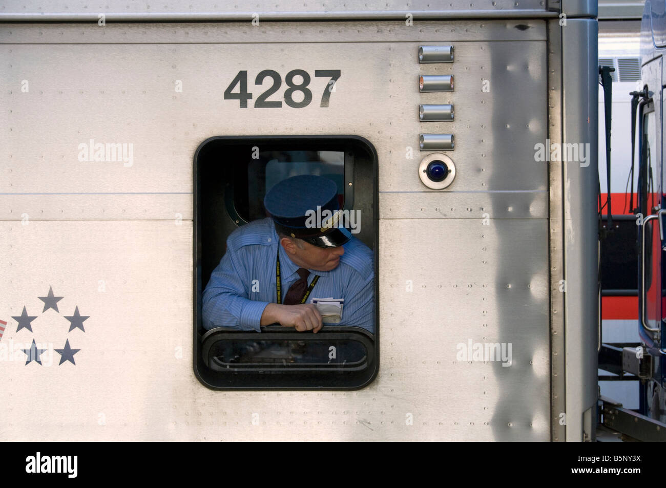 Train conductor hat hi-res stock photography and images - Alamy