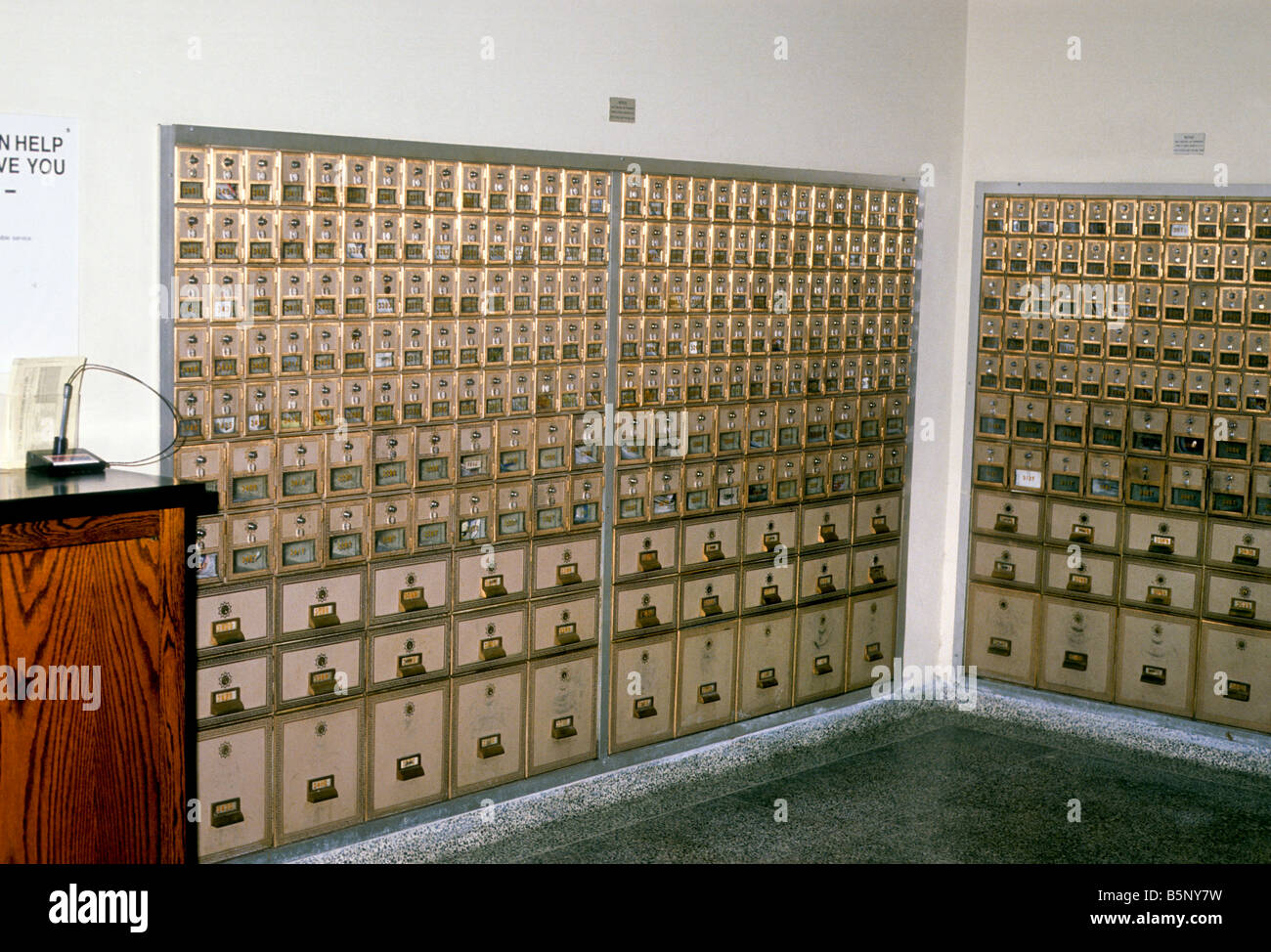 post office mail boxes Stock Photo - Alamy