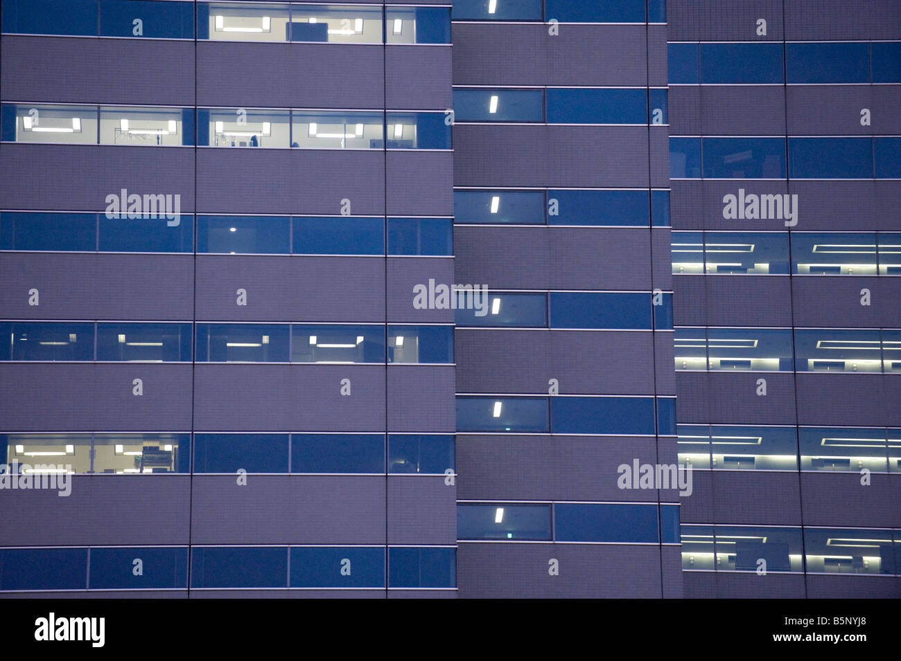 Detail of the Shinjuku L Tower in the Nishi Shinjuku business district ...
