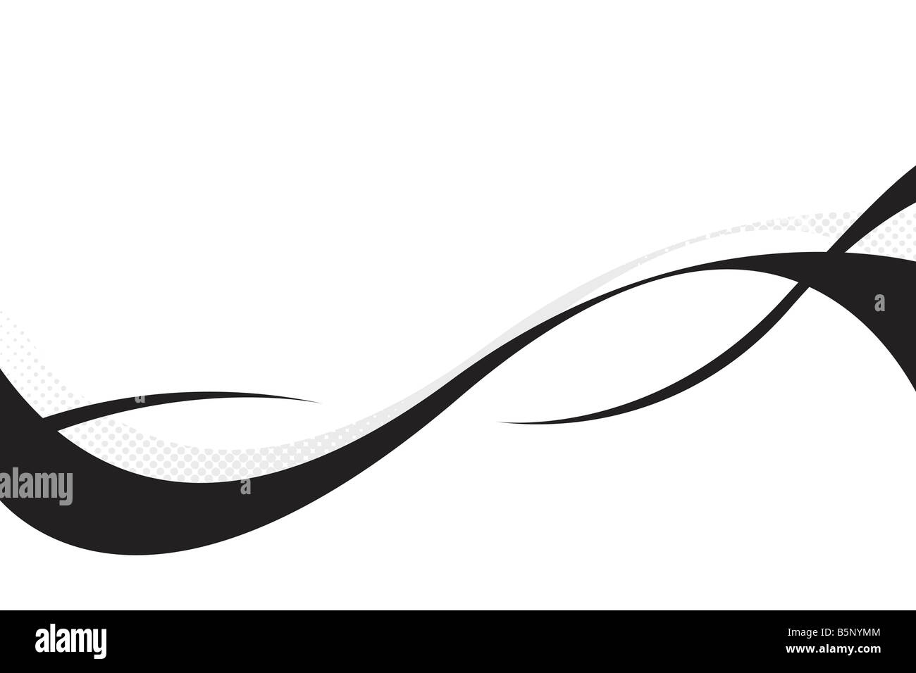 Colorful three dimensional flowing curves layout with plenty of copy ...