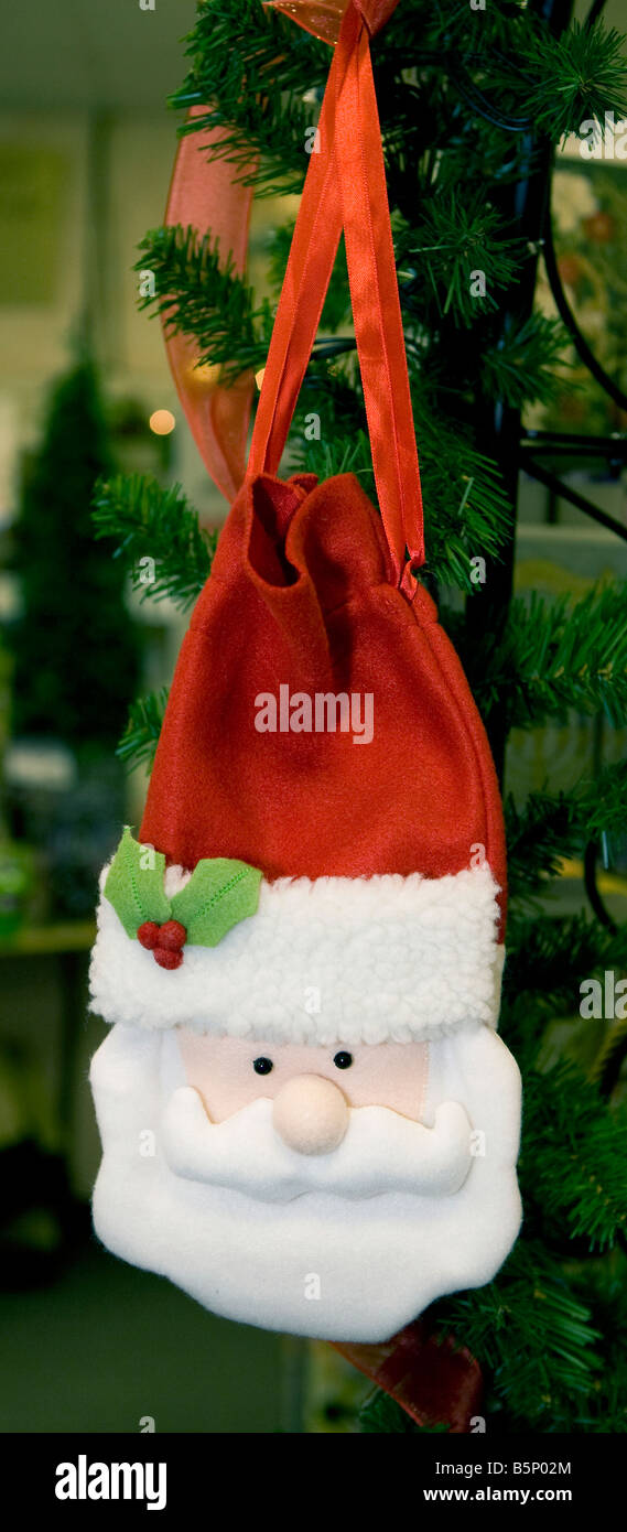 A father Christmas gift bag Stock Photo - Alamy